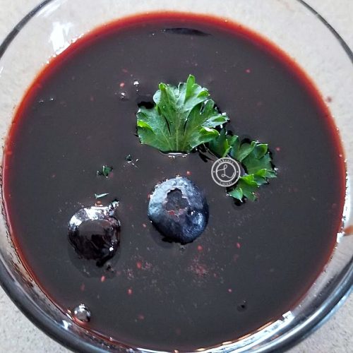 Blueberry Balsamic Glaze Recipe perfect for beef, chicken, or pork.