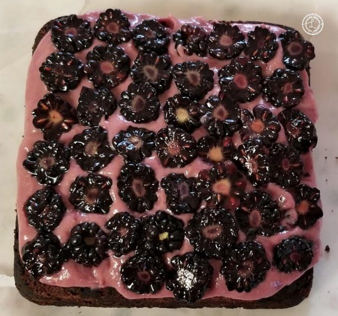 Gluten-Free Chocolate Blackberry Cake Recipe made from scratch.