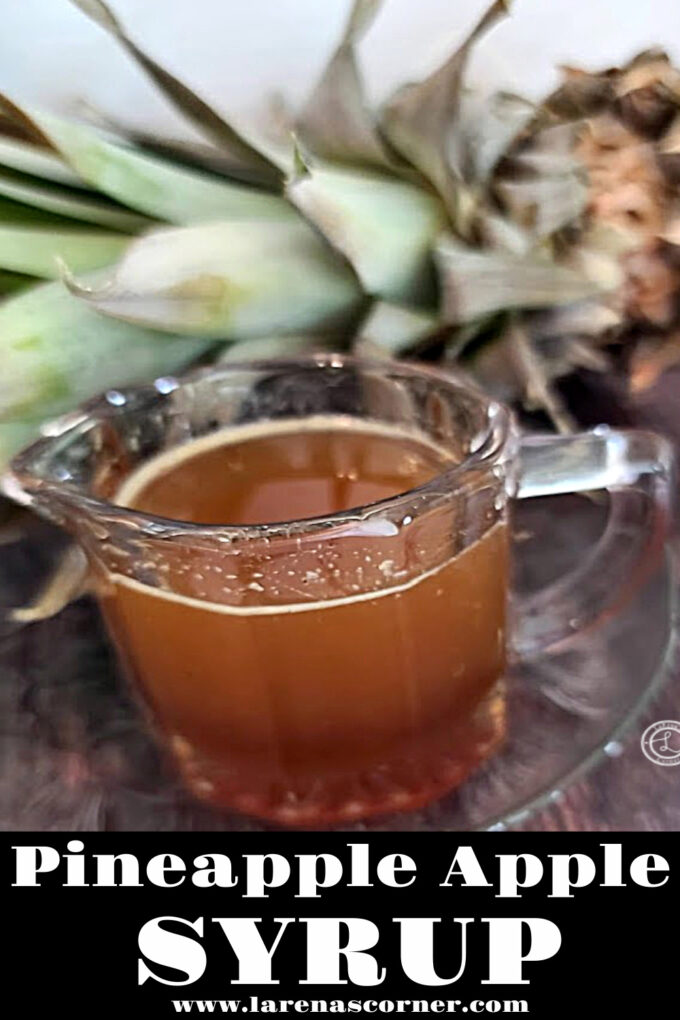 Pineapple Apple Syrup Recipe quick and easy to make with tropical flavors.