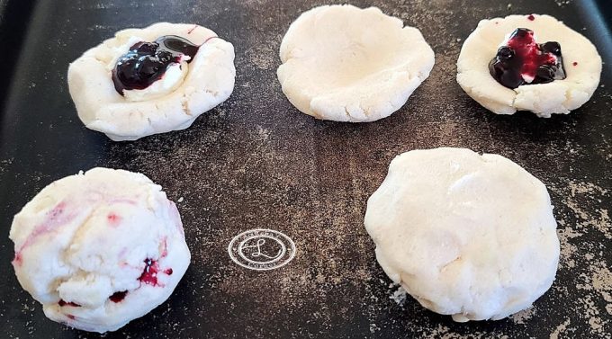 Gluten-Free Best Huckleberry Cookies Recipe a soft sweet filled cookie.