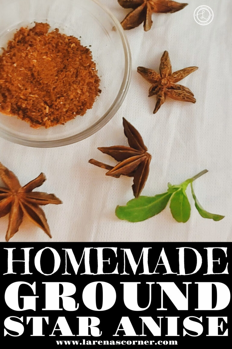Ground Star Anise Recipe how easy it is to create your own ground spice.