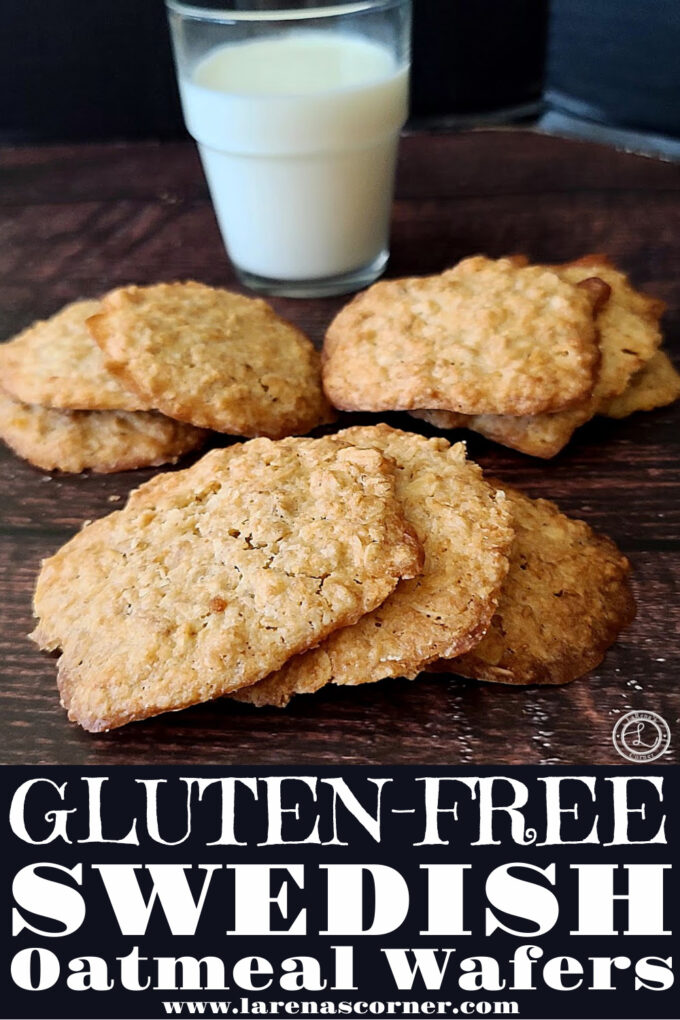 Gluten-Free Swedish Oatmeal Wafers Recipe a thin delicate and crip treat.