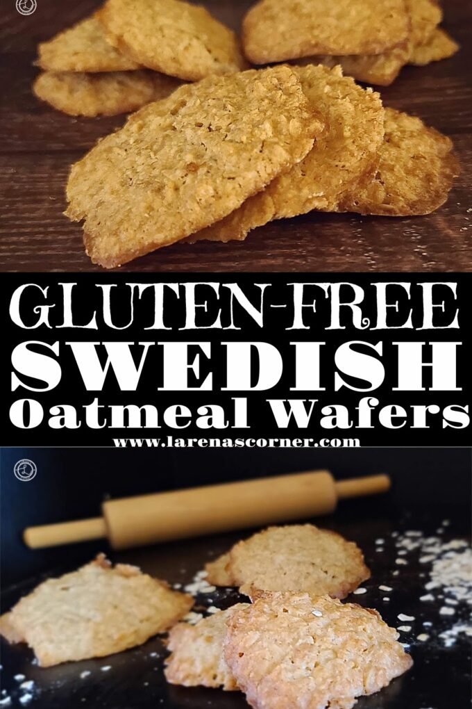 Gluten-Free Swedish Oatmeal Wafers Recipe a thin delicate and crip treat.
