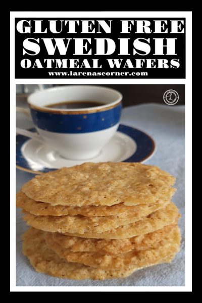 Gluten-Free Swedish Oatmeal Wafers Recipe is delicate and crisp.