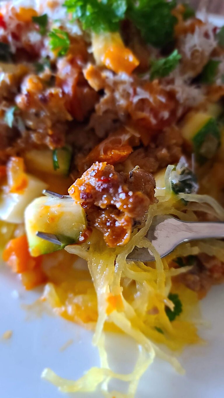 Gluten-Free Moroccan Spaghetti Recipe made a with Harissa chili.