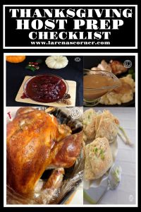 Thanksgiving Host Prep Checklist saving time and reducing stress