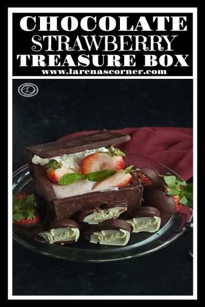 Chocolate Strawberry Treasure Box Recipe entire dessert is edible.