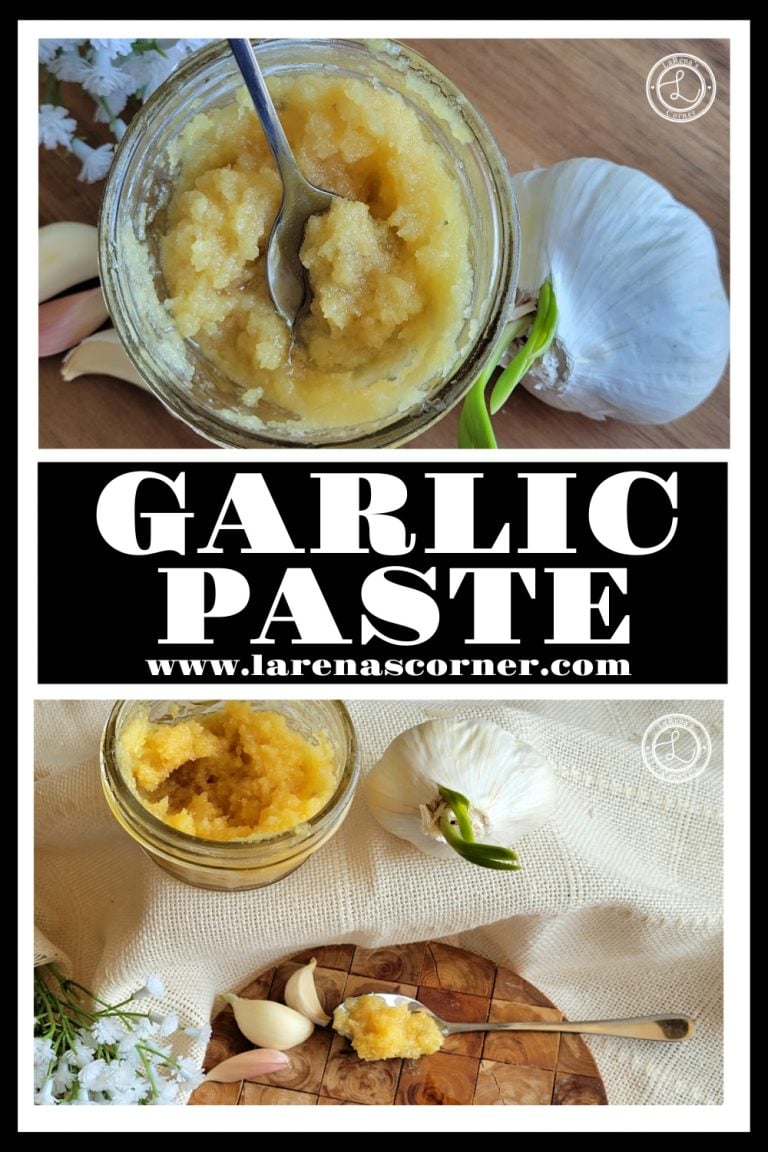 Garlic Paste Recipe a garlic puree made with vinegar, salt, and oil.
